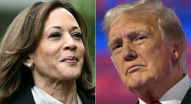 La procuratrice Kamala Harris e il reo Donald Trump: la sfida per la ...